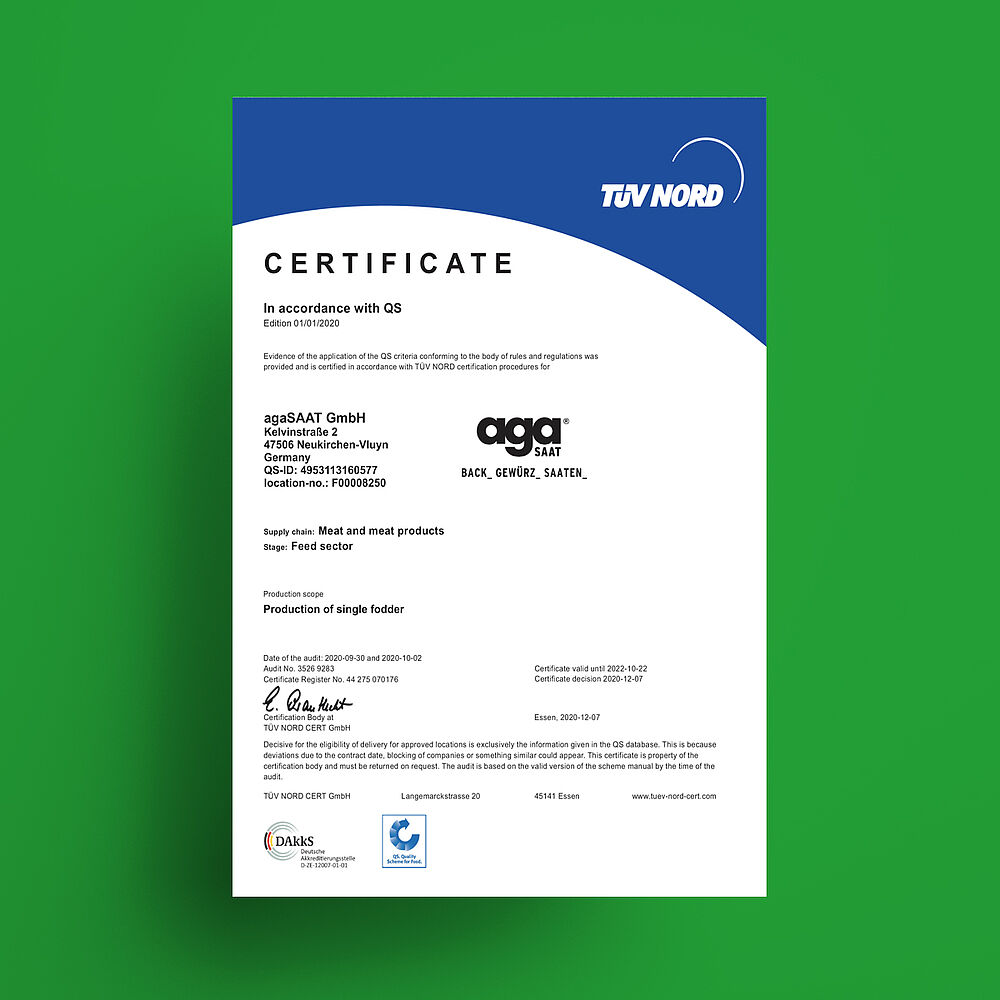 Certification – agaSAAT