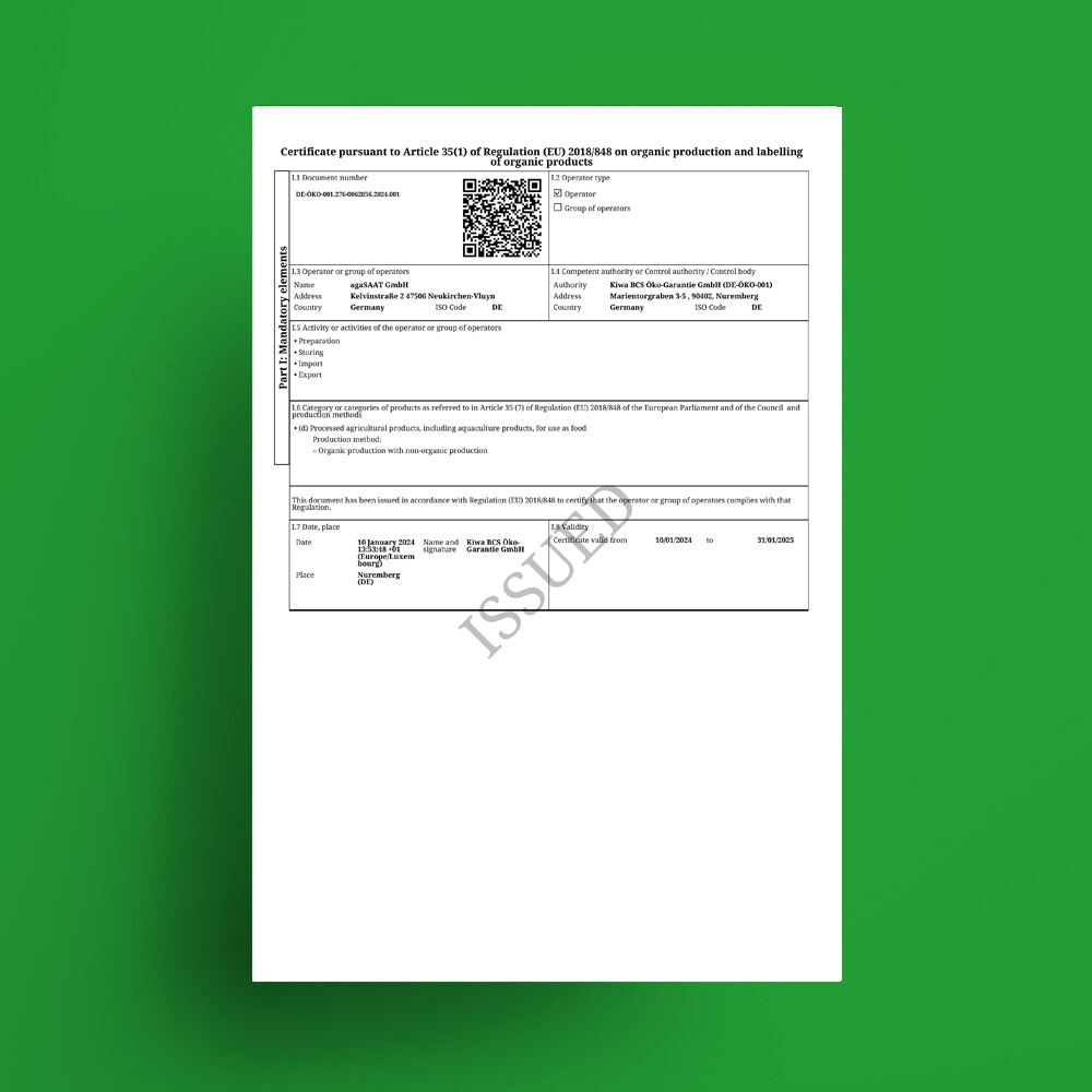 Certification – agaSAAT